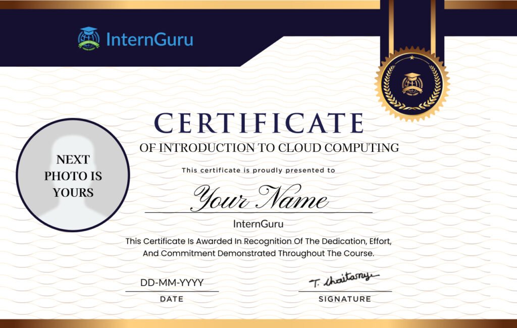 Introduction to Cloud Computing – Intern Guru